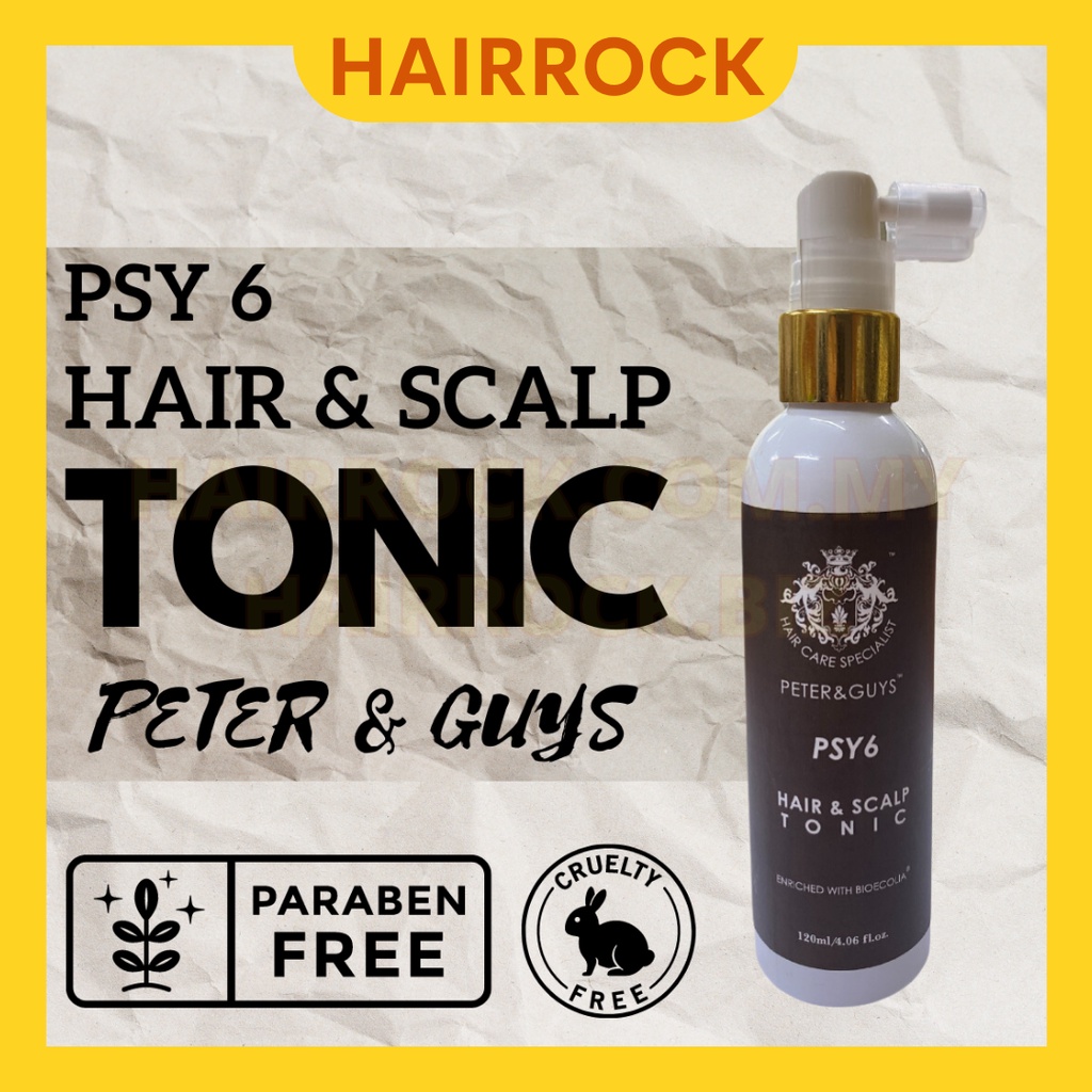 PSY 6 Peter & Guys Hair & Scalp Tonic 120ml | Shopee Malaysia