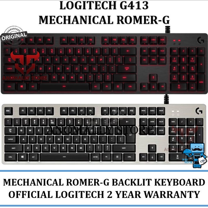 Logitech G413 Mechanical Keyboard Backlight Keyboard - Official ...