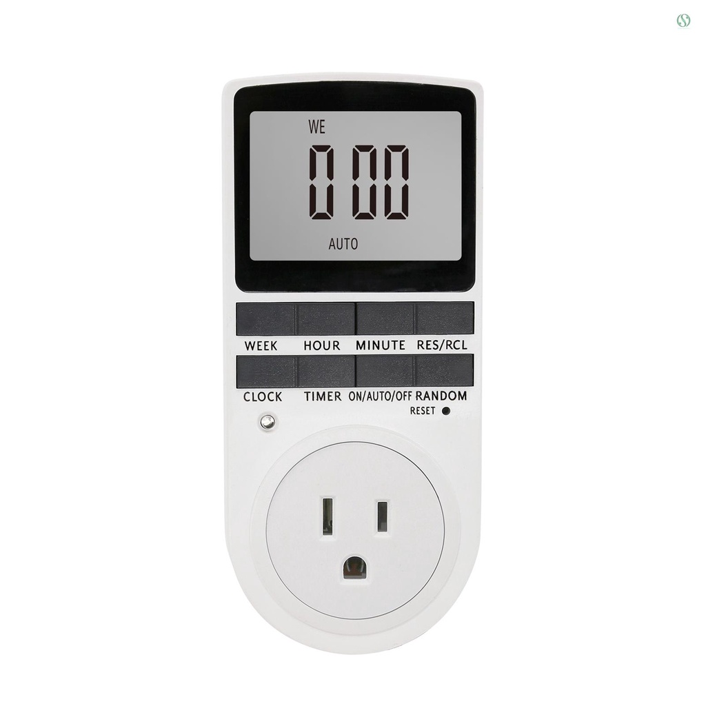 Tomobetter Digital Timer Switch Socket Digital Electronic Timer Switch