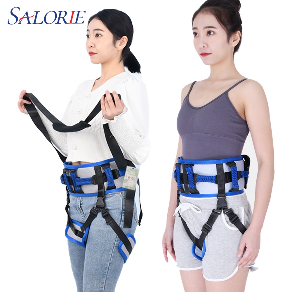 Salorie Walking Belt Rehabilitation Auxiliary Belt Leg Loops Nursing ...