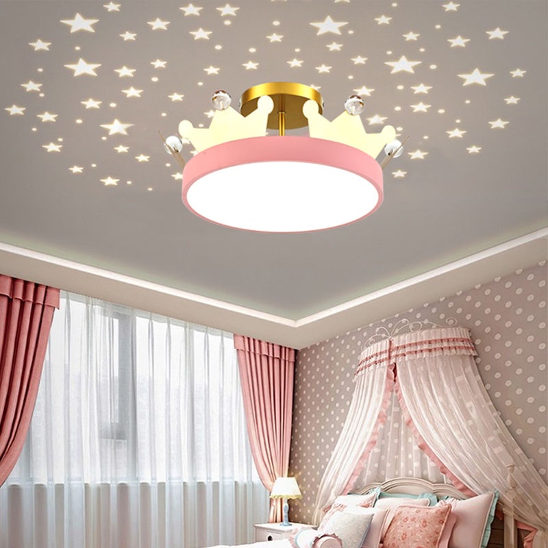 Crown Children's Bedroom Lights Warm Romantic New Style Creative Unique ...