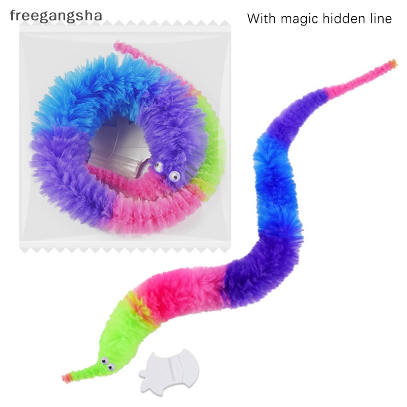 [FREG] Magic Worm Prop Fuzzy Wiggly Worm Twisty Toy Caterpillar On a ...