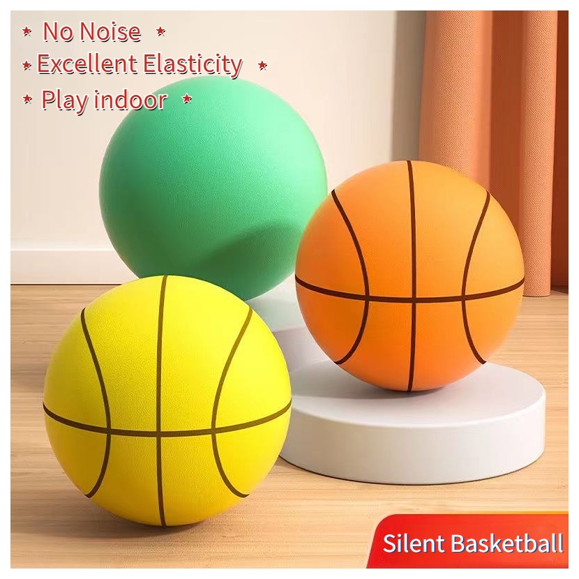 Quiet Basketball Silent Balls Safe Lightweight Indoor Silent Ball ...