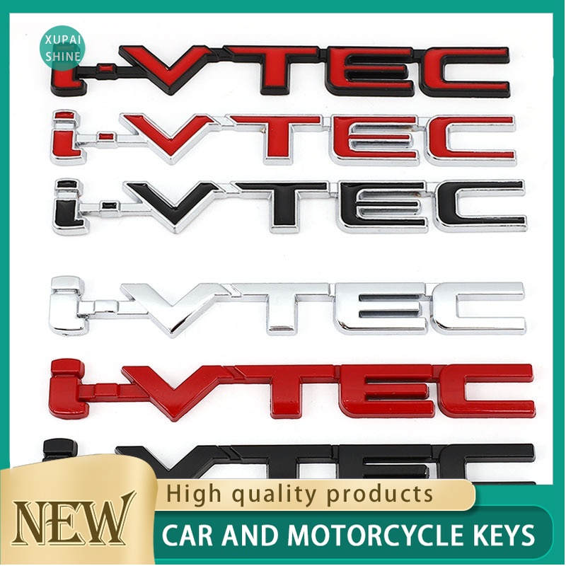 xps 3D VTEC Logo Metal Emblem Badge Decals Car Sticker for Honda City ...