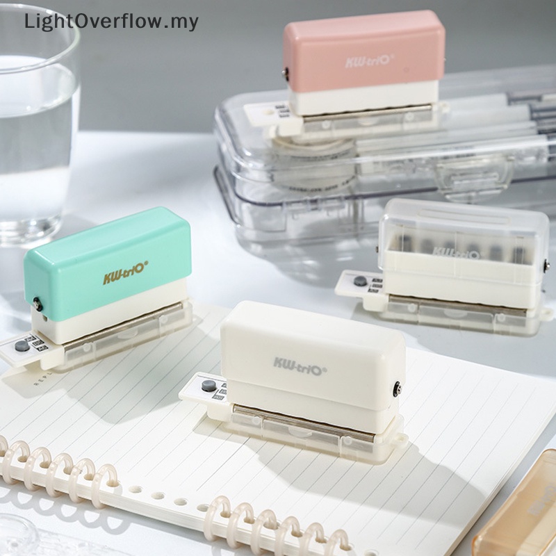 [LightOverflow] Portable al 6 Holes Hole Punch With Crumbs Container ...