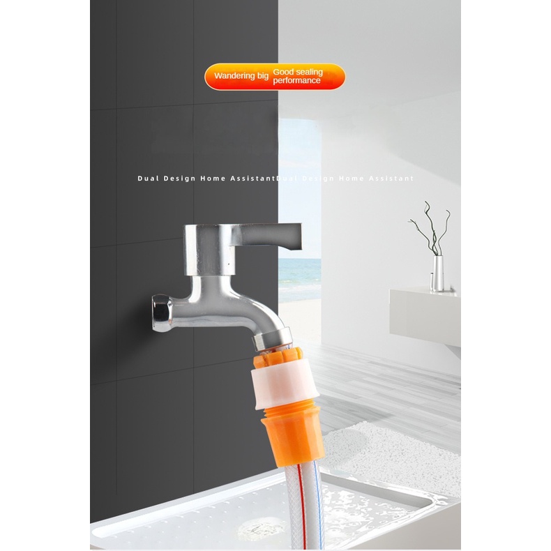 Strong Faucet Hose Pipe Connector Quick Connector Universal Adapter ...