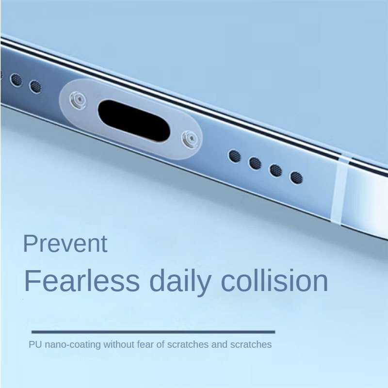 [10Pcs] Charging Port Protective Sticker Film / Scratch Resistance ...