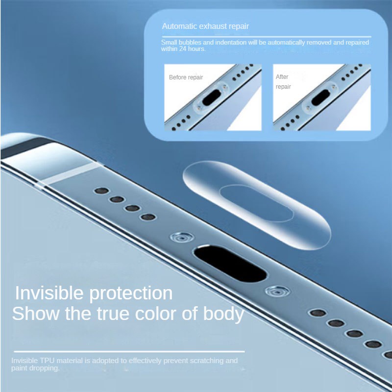 [10Pcs] Charging Port Protective Sticker Film / Scratch Resistance ...