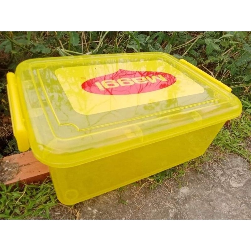 Plastic storage box with lid 15L (Mixi gift) | Shopee Malaysia