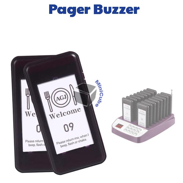 Pager Buzzer for Wireless Calling System Rechargeble (Pager Only ...
