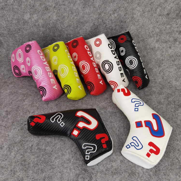 Odyssey ODYSSEY Golf Putter Cover Semicircle Putter Protective Cover Magnet Closing Club Cap ...
