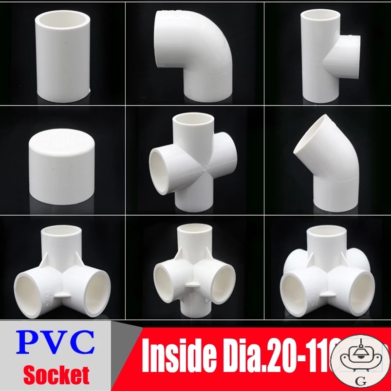 GS 20-32MM 3D 3/4/5/6 WAY Cross Joint Fitting Elbow Connector DIY PVC Socket Pipe UPVC ...