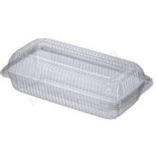 [100pcs] OPS Bakery Container L163/ Kuih Container / Food Disposable ...