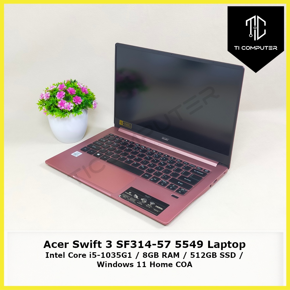 Acer Swift 3 SF314-57 Intel Core i5-1035G1 8GB RAM 512GB SSD FHD Refurbished Laptop Notebook ...