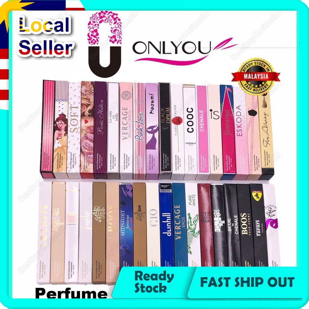 Onlyou Perfume Panjang Viral 35ml Minyak Wangi Pocket | Shopee Malaysia