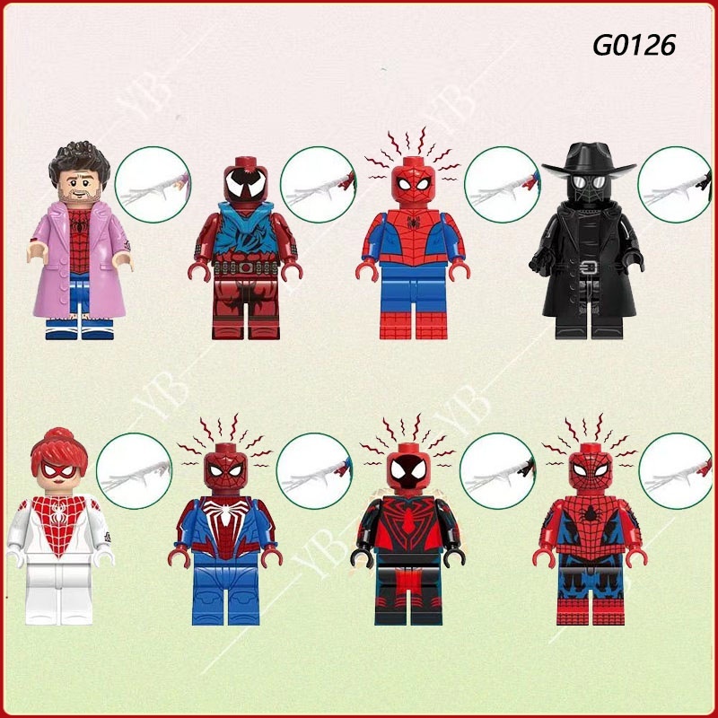 Children's Assembled Toys Third-Party Superhero Series Spider-Man ...