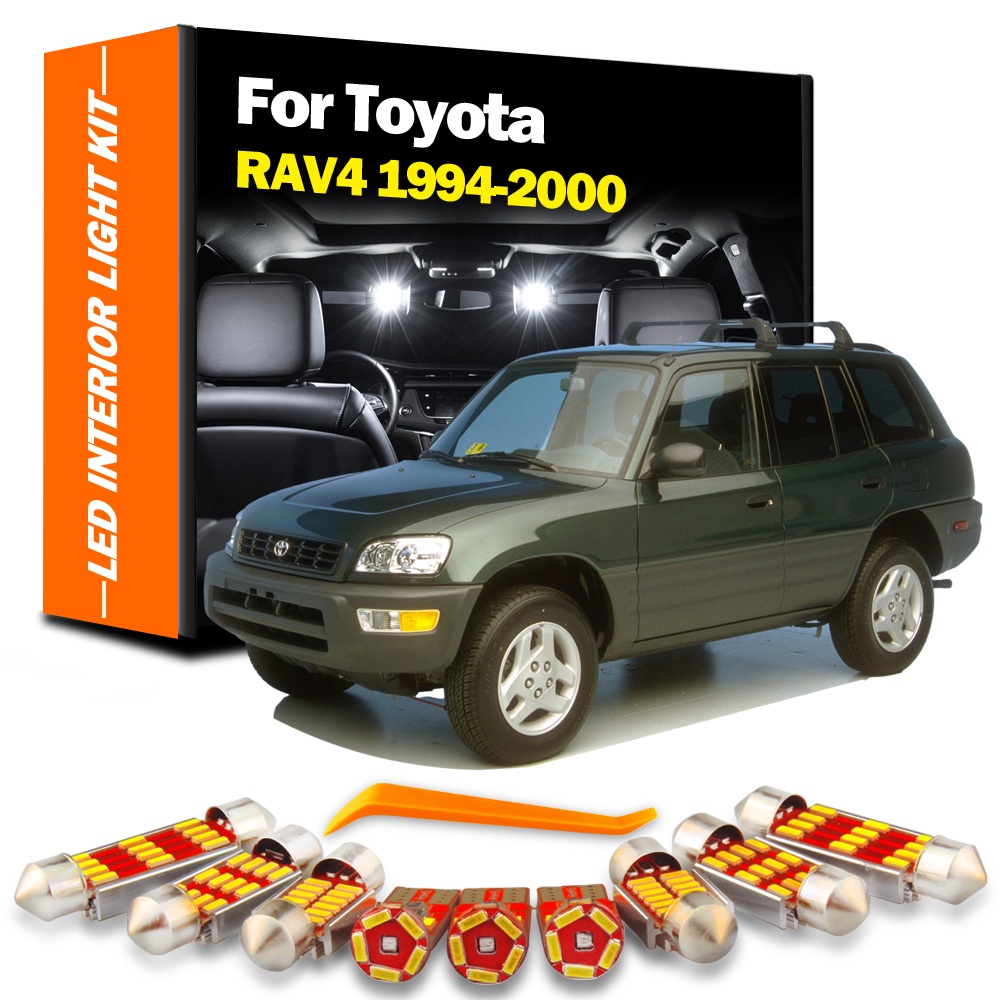 7Pcs Interior LED For Toyota RAV4 MK1 1994 1995 1996 1997 1998 1999 ...