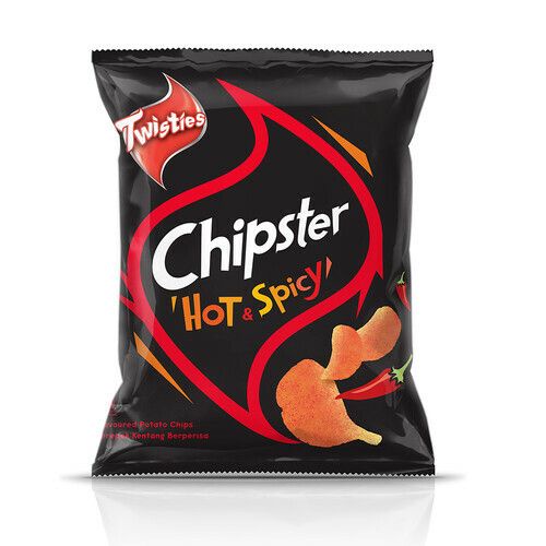 Twisties Chipster Hot & Spicy Flavoured Potato Chips 60G | Shopee Malaysia