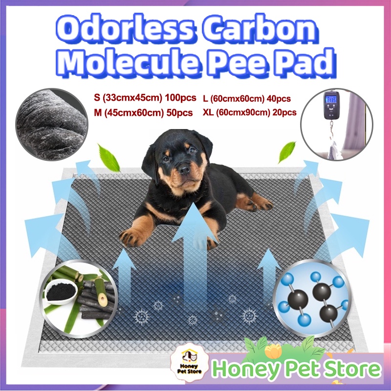 Pet Urine Pad Charcoal Odorless Carbon Molecule Dog Pee Pad Disposable ...