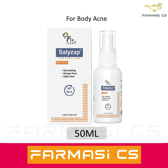 Fix Derma Salyzap For Body Acne Body Spray 50ml EXP:08/2026 [Non ...