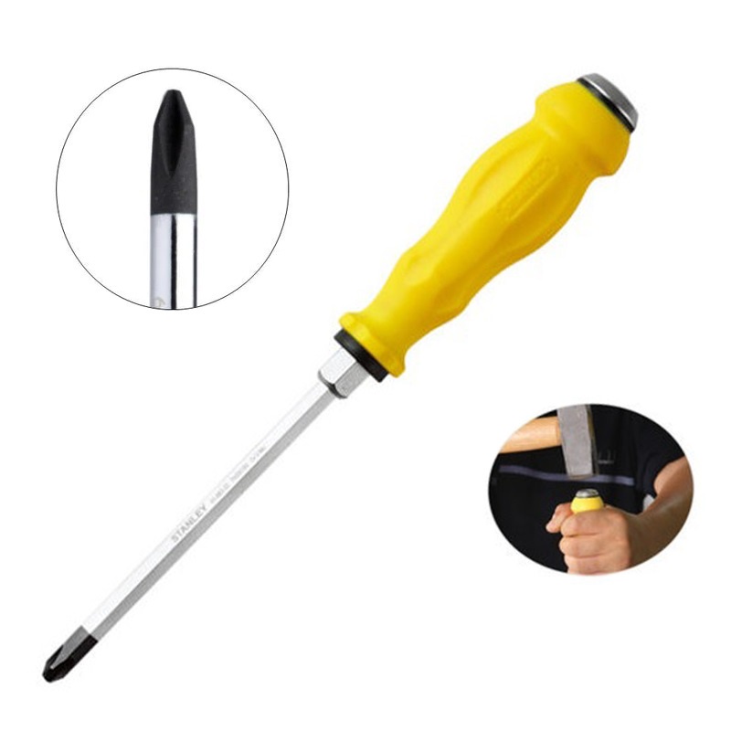 STANLEY TANK THRU SCREWDRIVER ( Phillips(+) / Slotted(-) ) | Shopee ...