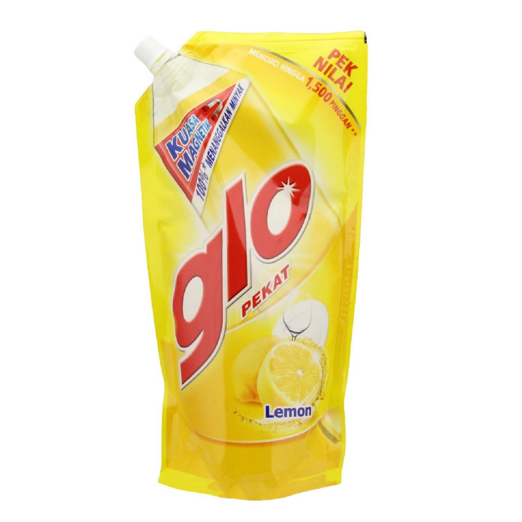 Glo Lemon Dishwash Liquid Refill (850ml) | Shopee Malaysia