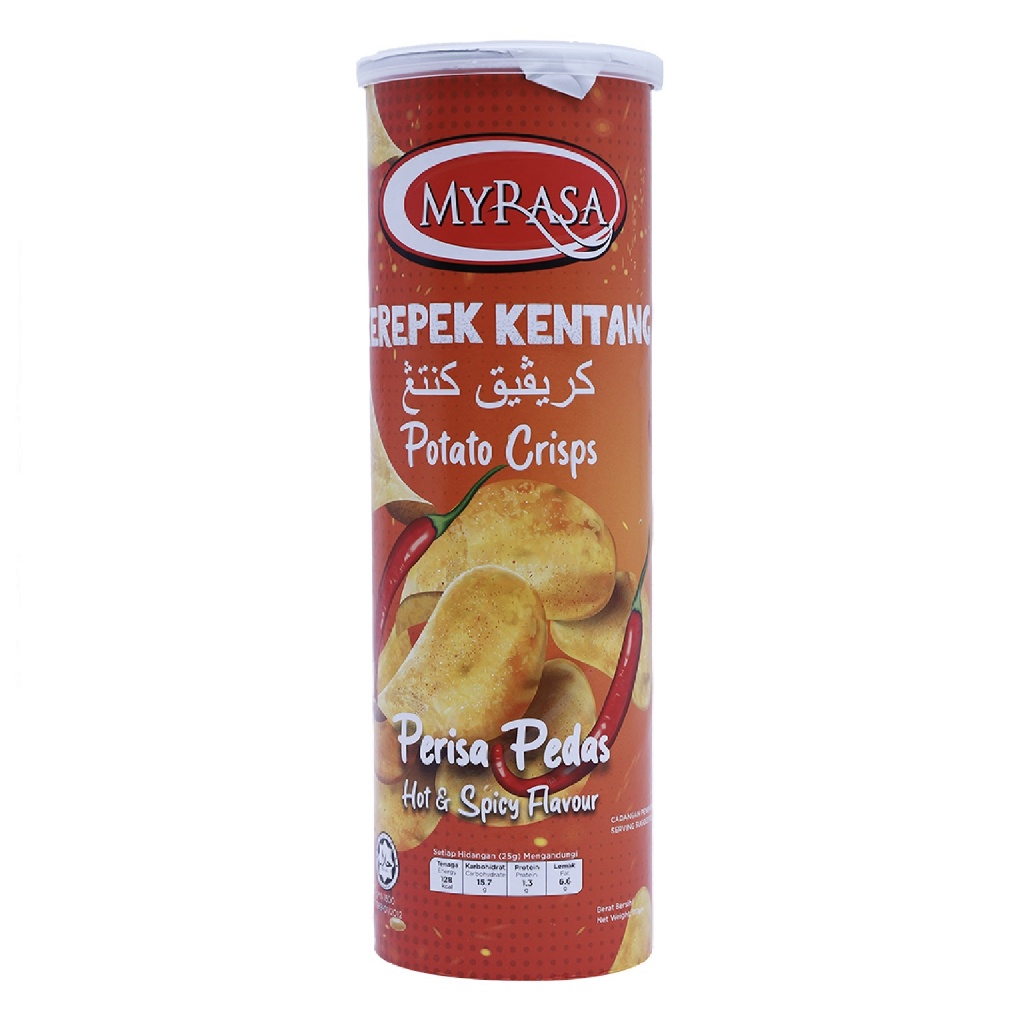 MyRasa Potato Chips Hot & Spicy (110g) | Shopee Malaysia