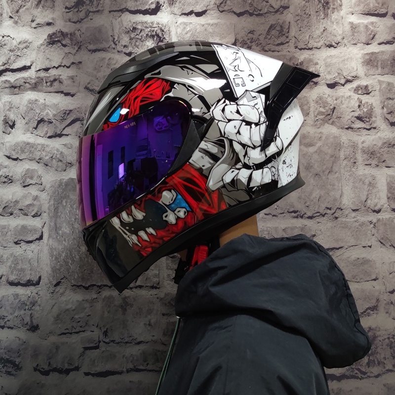Brand New Genuine JIEKAI 316 High Quality Full Face Motorcycle Helmet Men Racing Motorcycle ...