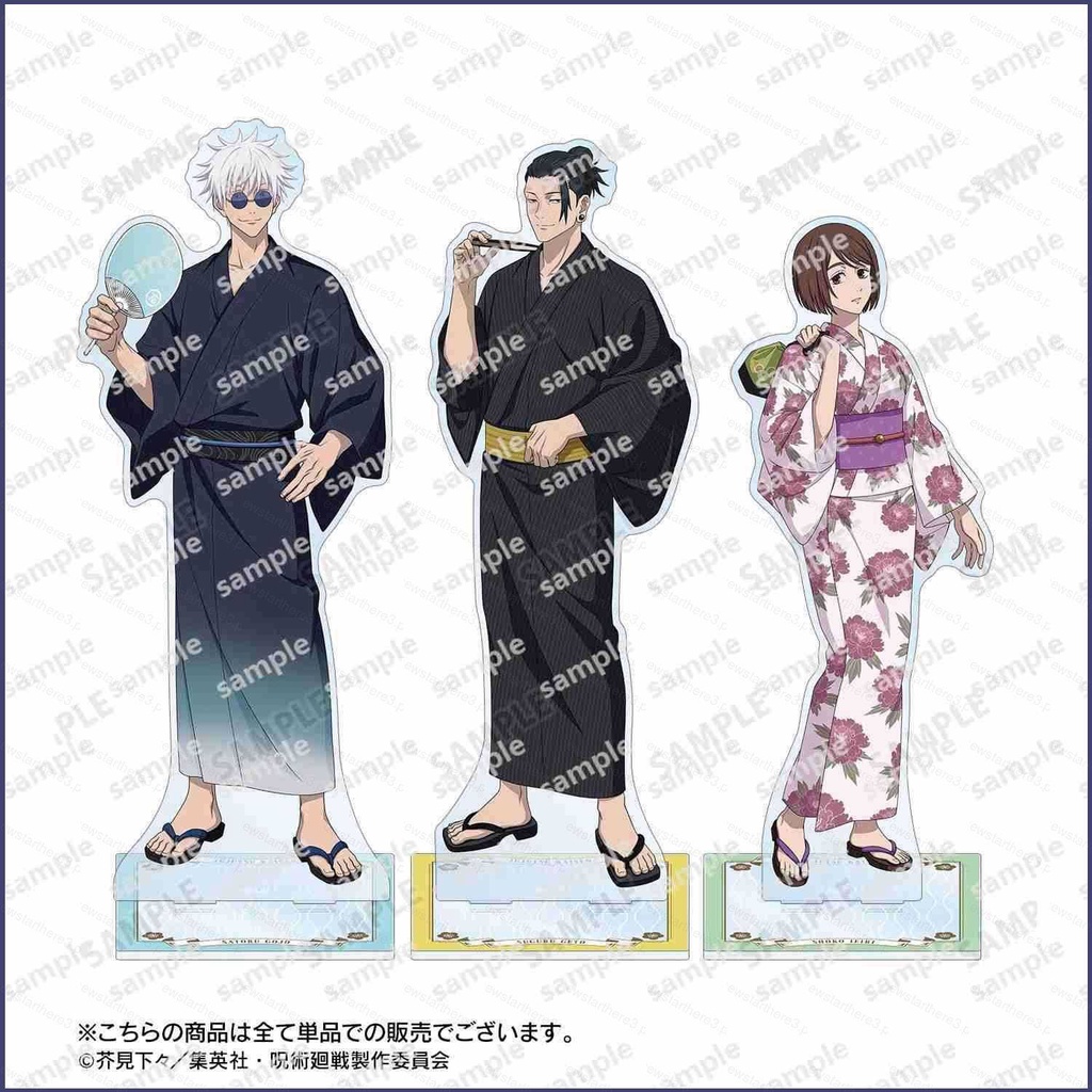 YE Jujutsu Kaisen Figure Model Toy Acrylic Stands Anime Gojo Satoru ...