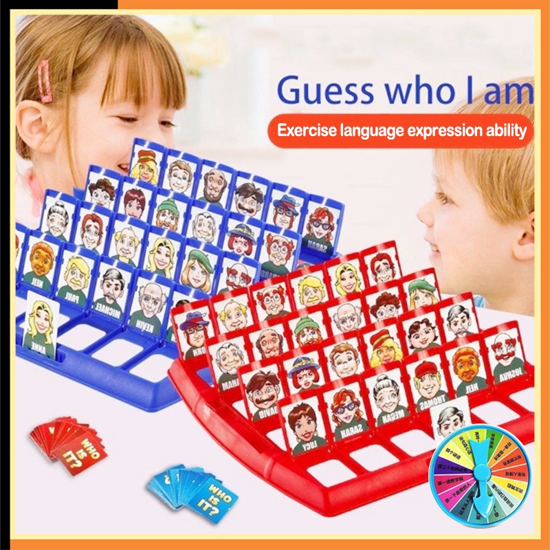 [WHO IS IT??] Board Game for Kids and Children Guess Who Is It Classic ...