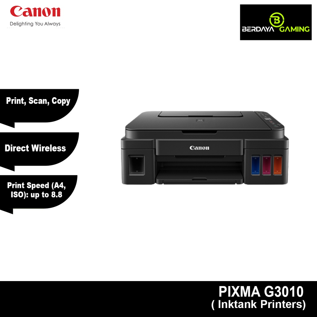 CANON PIXMA G3010 INK TANK ALL IN ONE PRINTER | Shopee Malaysia