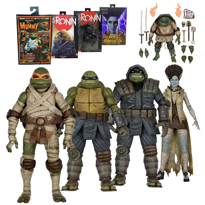 NECA Teenage Mutant Ninja Turtles TMNT Tartaruga Ninja Action Figure ...