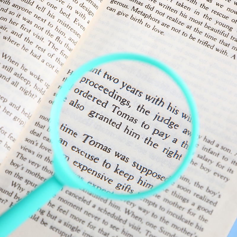 3X Mini Handheld Magnifier Portable Reading Magnifying Loupe Optical ...