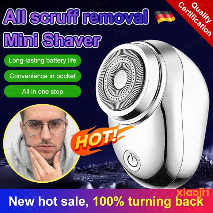 【Ready Stock】Pocket Trendy Mini Electric Shave Mini Electric Razor Men ...