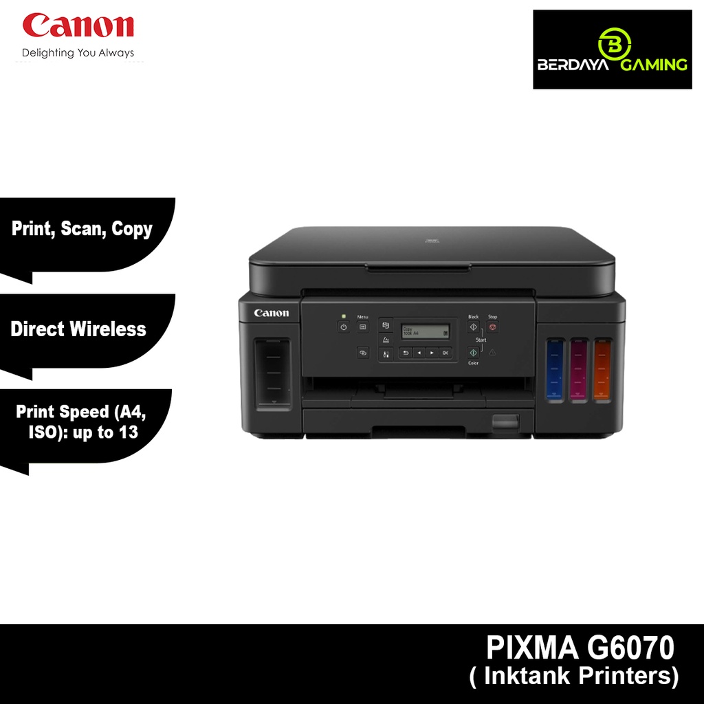 CANON PIXMA G6070 REFILLABLE INK TANK AIO COLOU PIXMA G6070 R PRINTER ...