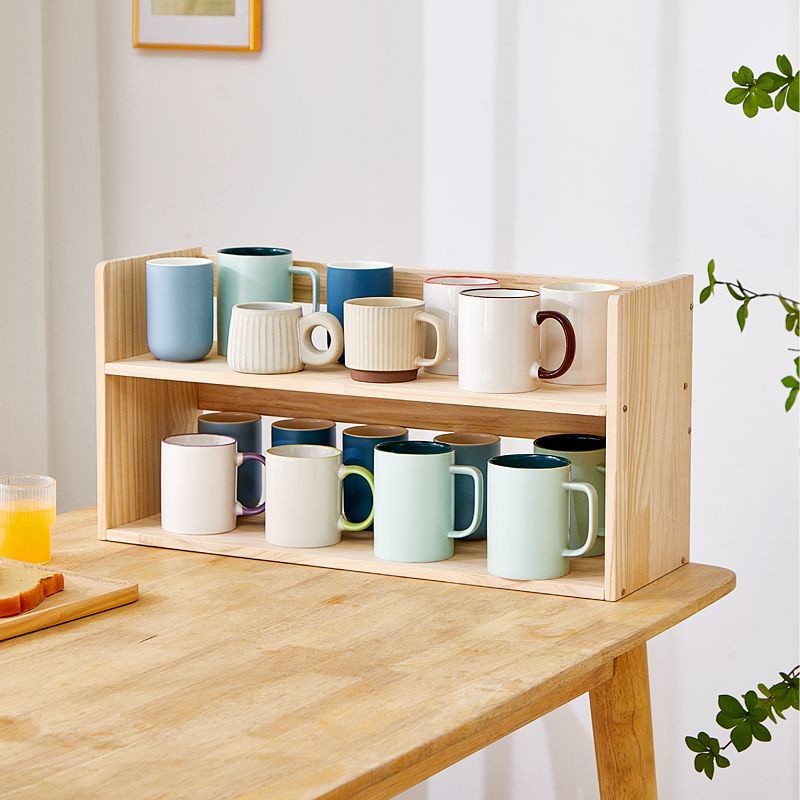 Ready Stock Rak Meja Wood Table Display Rack Shelf Desk Organizer ...