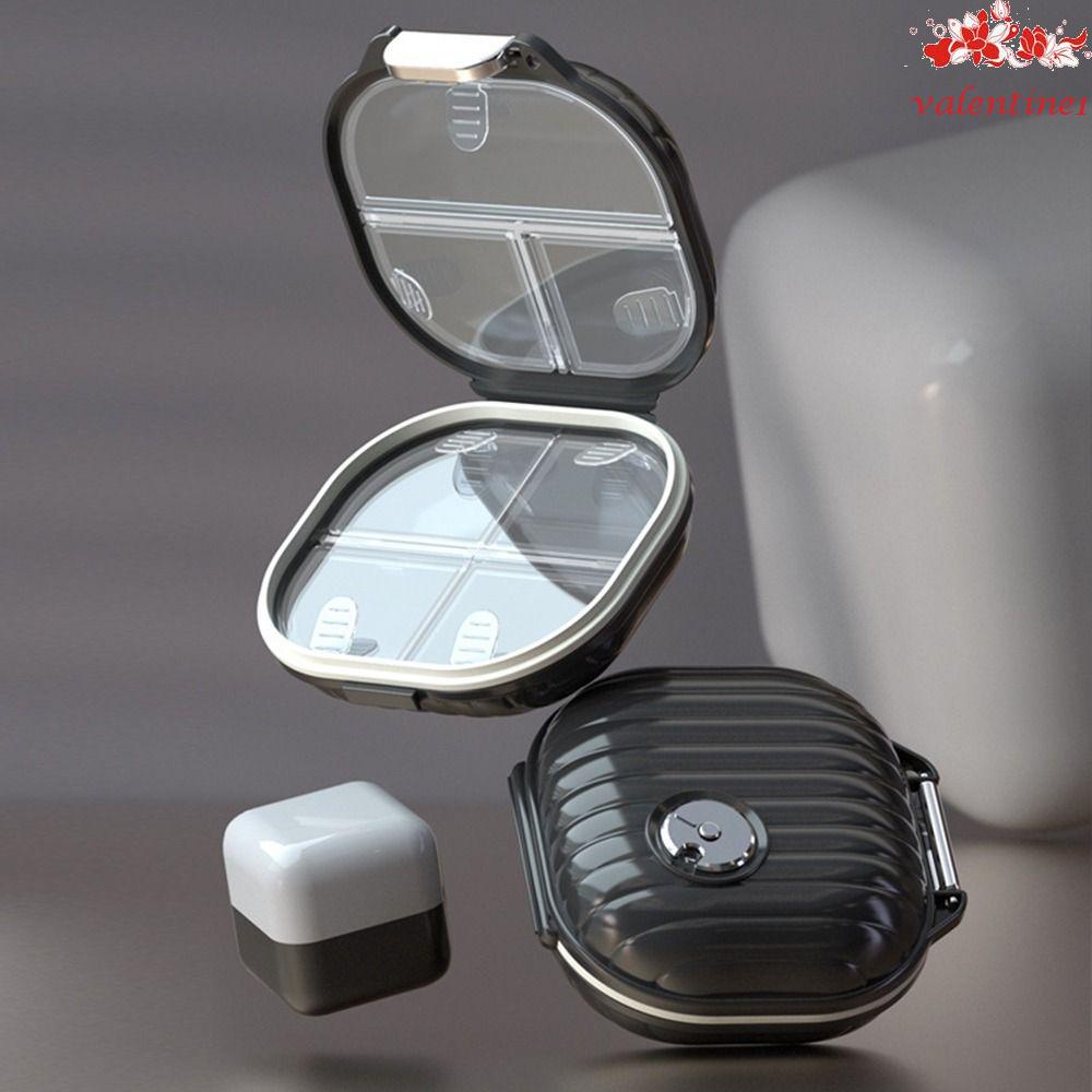 VALENTINE1 Weekly Pill Case, Durable Silica Gel Mini Medicine Box ...