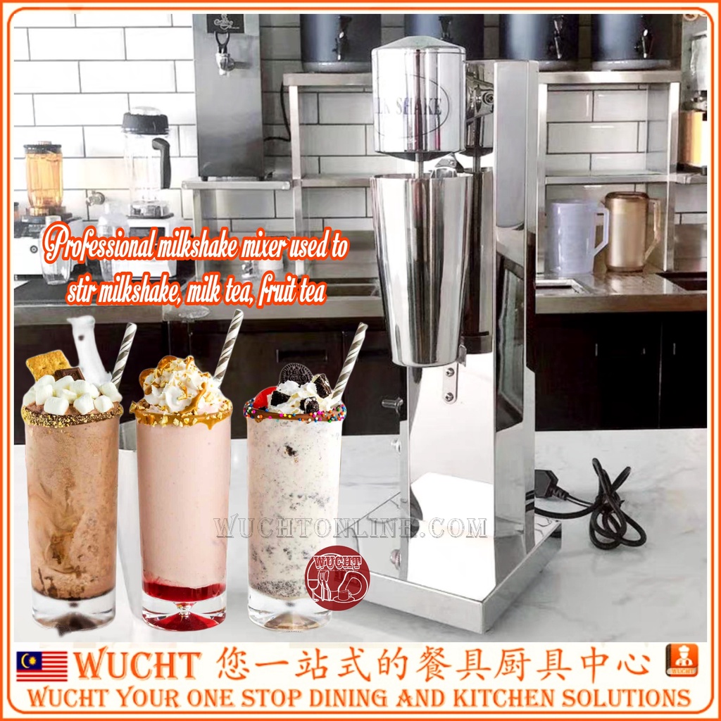 【WUCHT】Commercial Single Electric Milk Drink Mixer Blender Smoothie Ice ...
