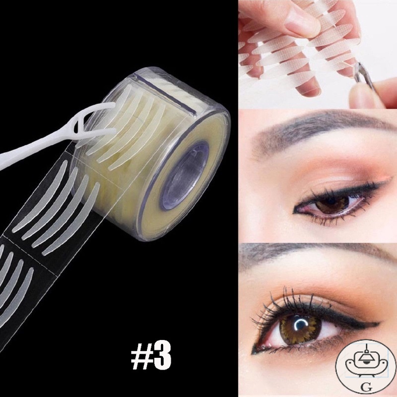GS 600pcs / box Big Eye Makeup Stickers Eyelid Lifting Band Self ...