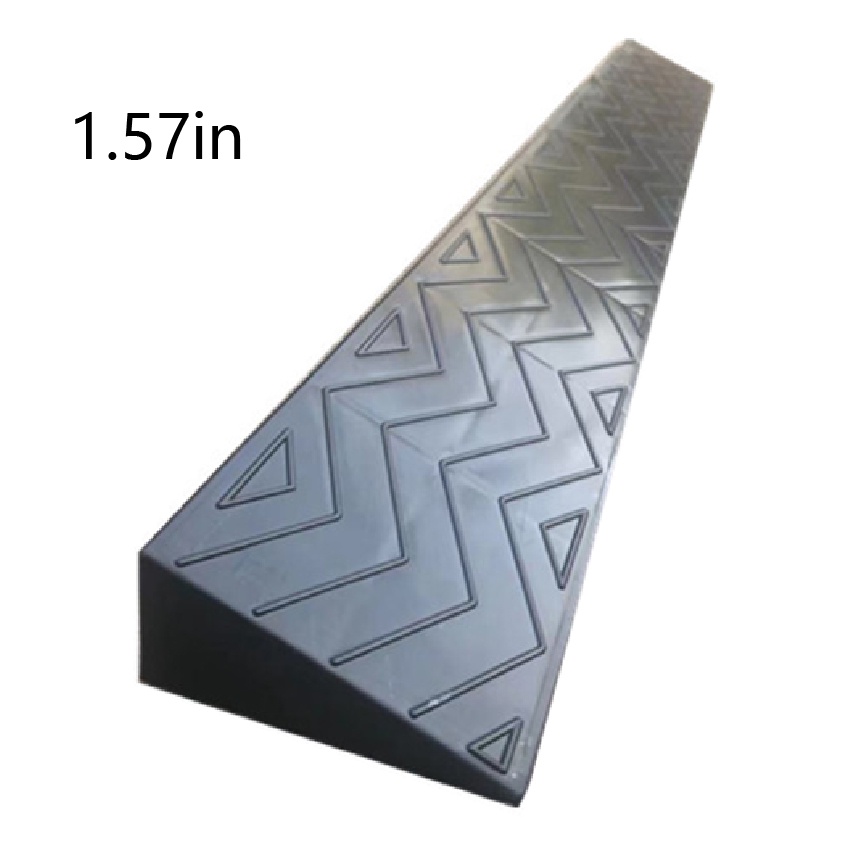 Height 2-6CM indoor ramp mat Step Curb Ramp PE Plastic Heavy Duty For ...