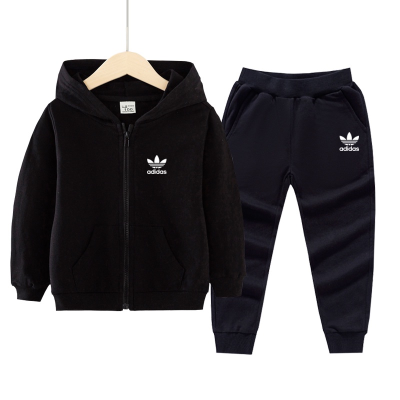 Adi Boy Hoodie Jacket Girls' Clothing Children's Long Sleeved Zippered ...