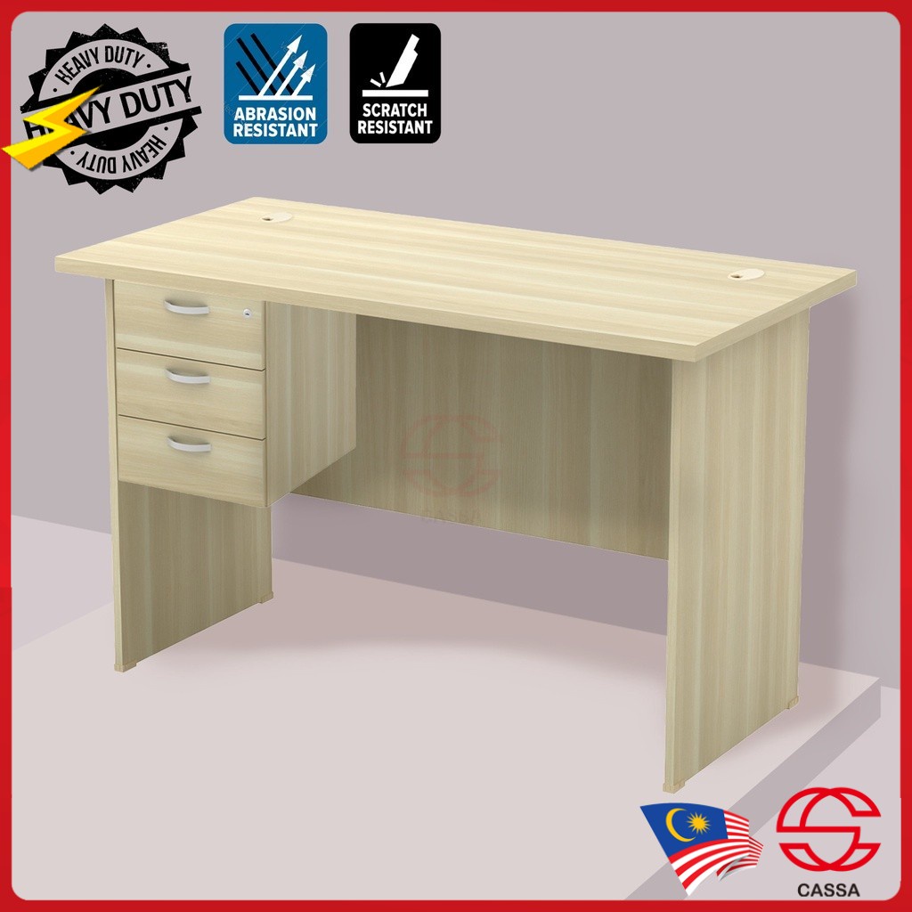 Cassa 4ft Melamine 25mm Thick Table Top Heavy Duty Scratch Resistant ...