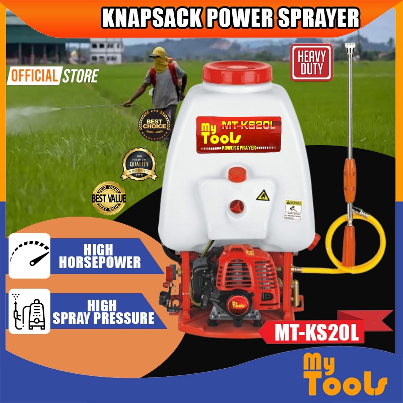 Mytools MT-KS20L Knapsack Power Sprayer Engine Sprayer Pump Pam Racun | Shopee Malaysia