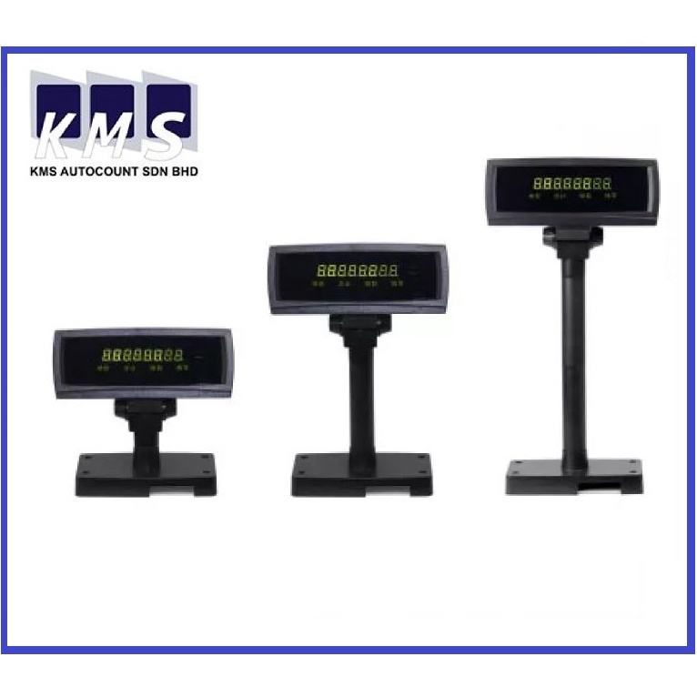 POS Customer Pole Display LCD 2x20 Suit For All POS Software | Shopee ...