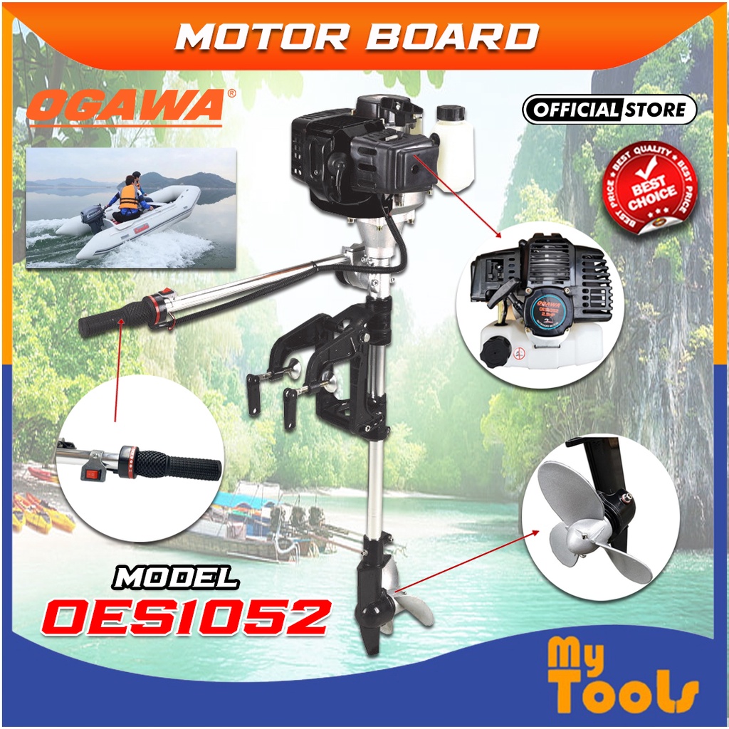 Mytools OGAWA OES1052 Engine Outboard Motor /Ogawa Motorboard(1.9KW/2.5HP) | Shopee Malaysia