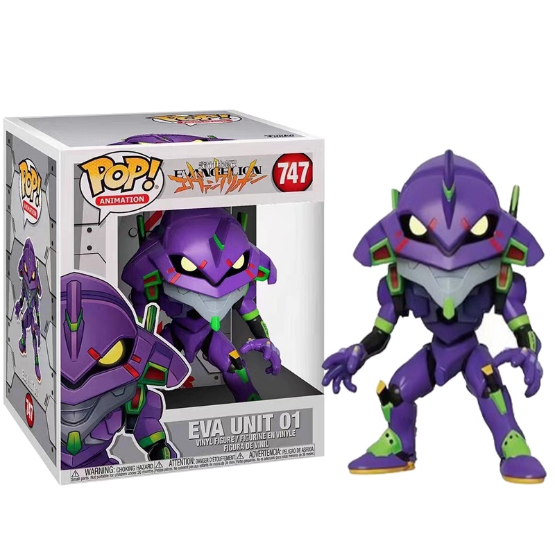 Funko Pop NEON GENESIS EVANGELION Eva Unit 01 747# Action Figure Model ...