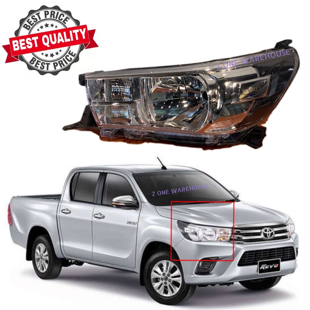 ‼ ‼ ‼ ‼ REVO ‼ ‼ ‼ ‼ TOYOTA HILUX REVO 2015 - 2020 HEAD LAMP / LAMPU ...