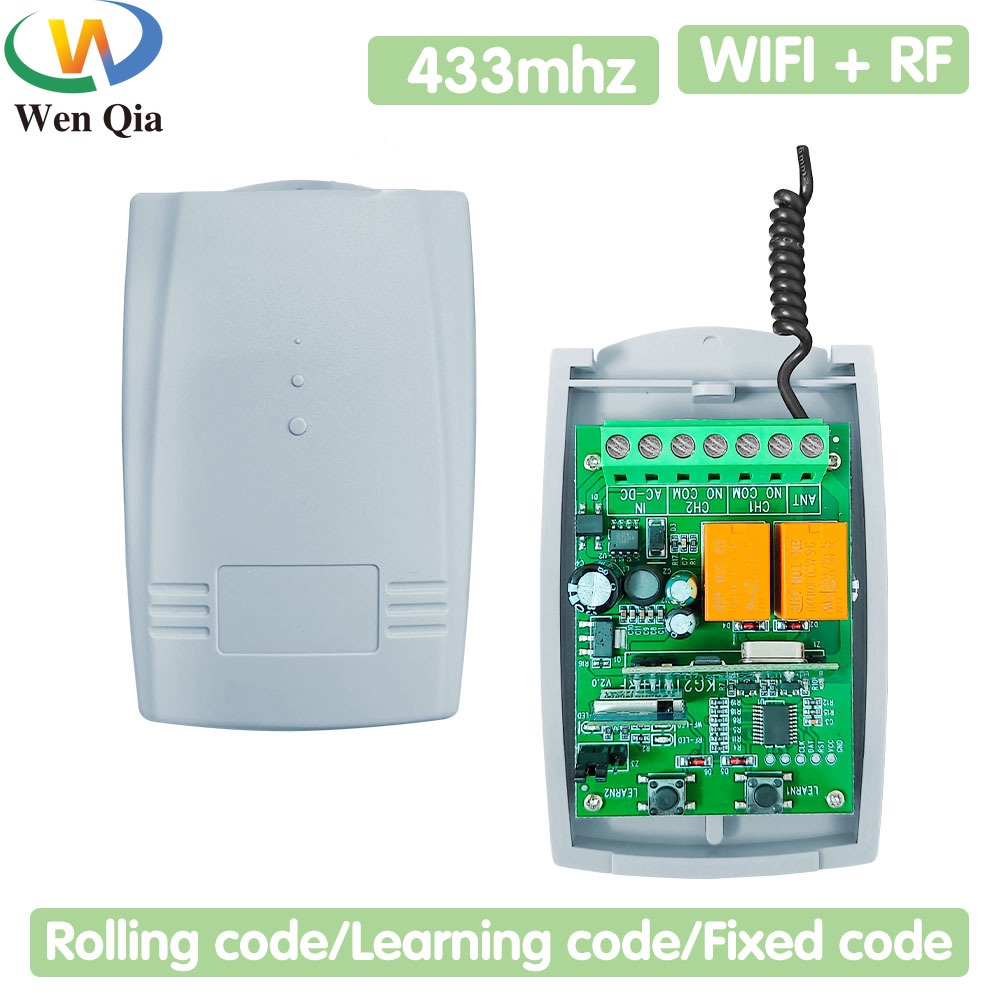 WENQIA Tuya Wifi RF Automatic door Sliding Door Switch AC DC 12V 24V ...