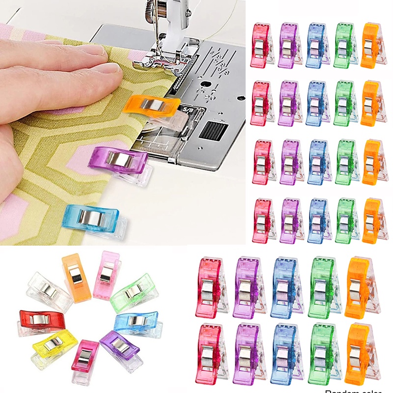 10/20/30/50pcs Colorful c Multipurpose Sewing Quilting Clips for Fabric ...