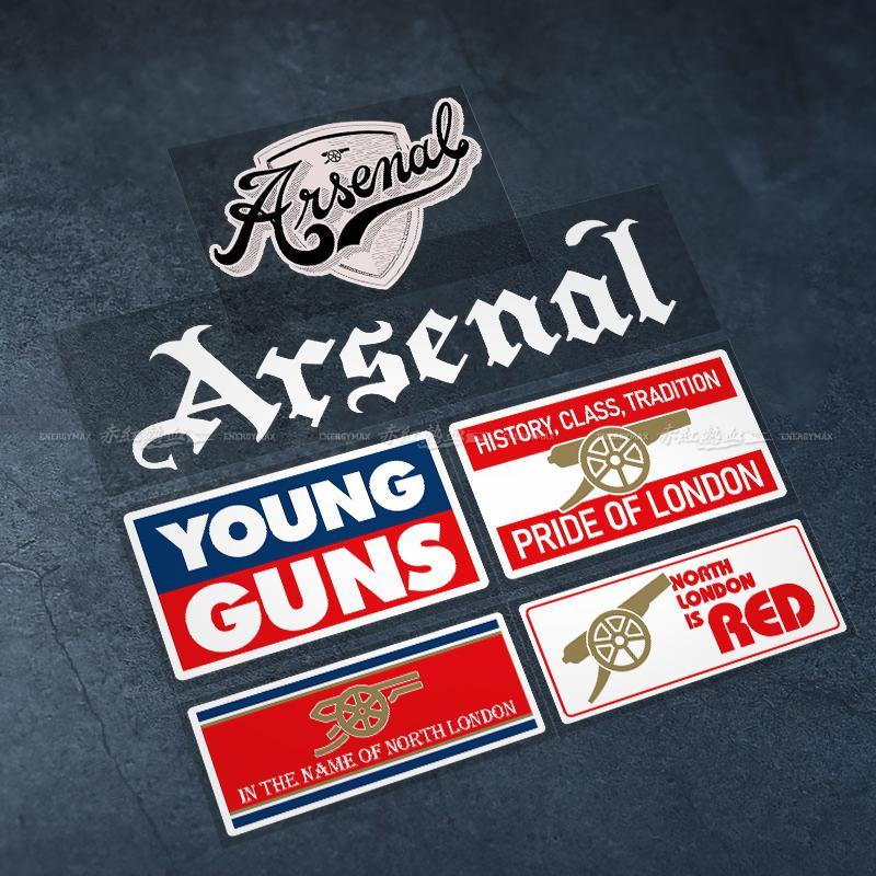 Premier League Arsenal FC Car Sticker Reflective Waterproof Football ...